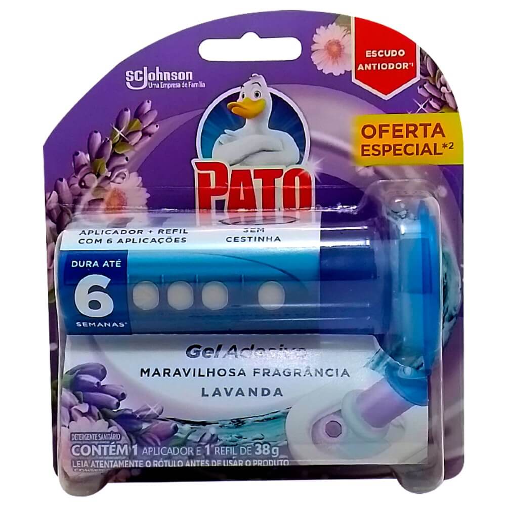 Gel Adesivo Sanitária Pato Aplicador + 6 Discos Lavanda | Coimbra ...